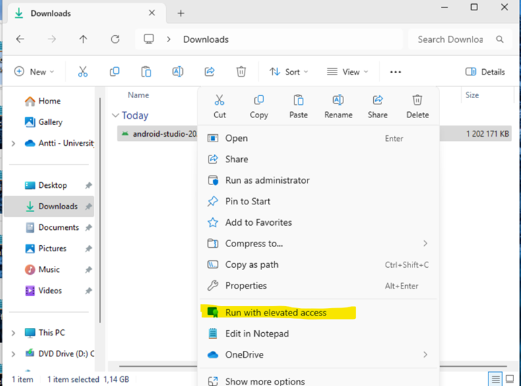 Installing software without admin privileges
